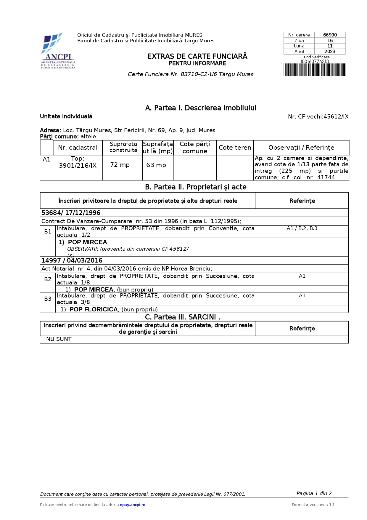 Carte Funciară Online - Comandă acum un Extras CF